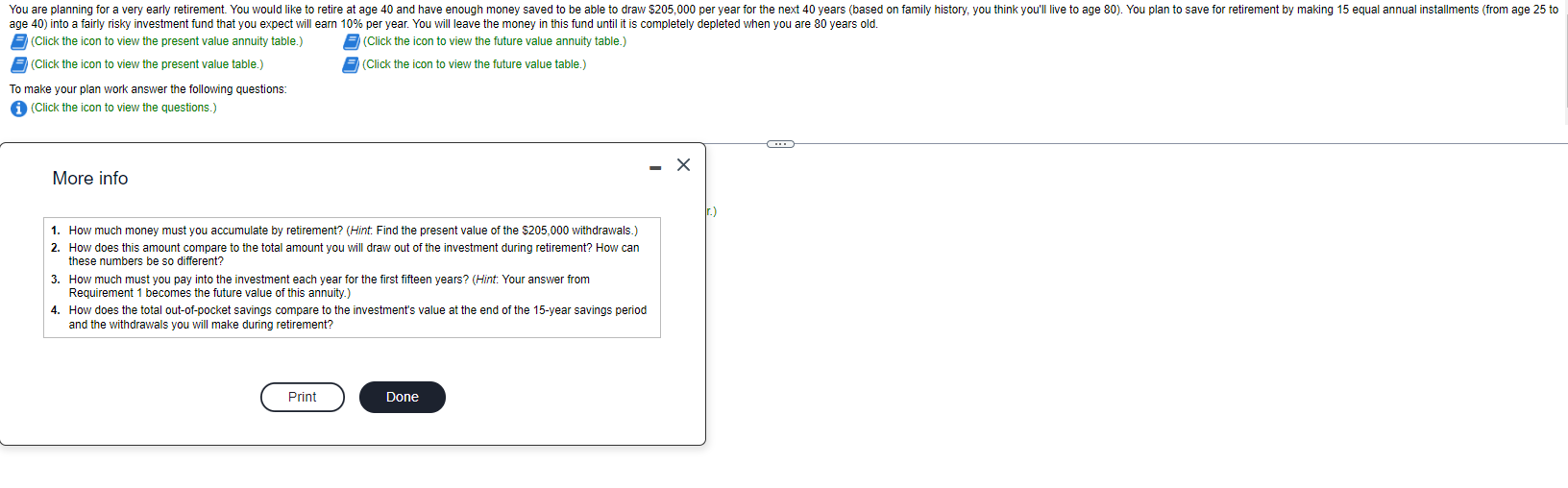 age 40) into a fairly risky investment fund that you | Chegg.com