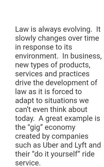 Solved Law is always evolving. It slowly changes over time | Chegg.com