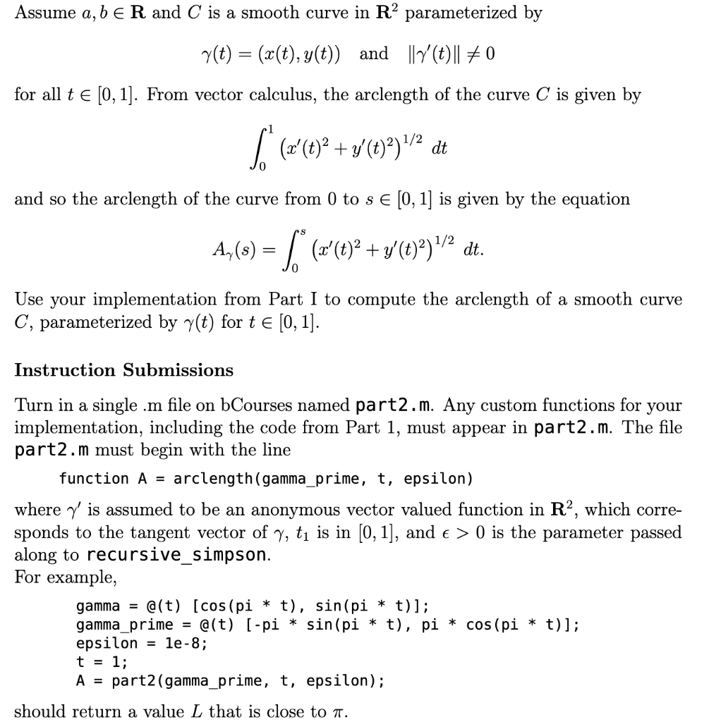 Assume a,b∈R and C is a smooth curve in R2 | Chegg.com