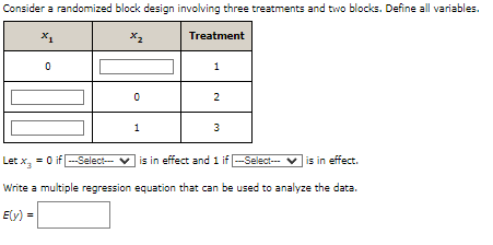 Solved Consider a randomized block design involving three | Chegg.com