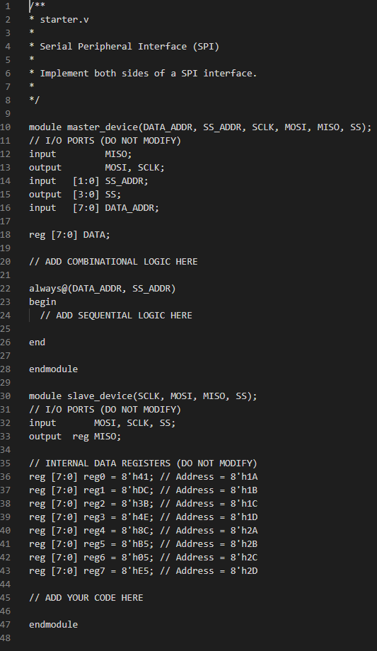Instructions Description: Implement a serial | Chegg.com