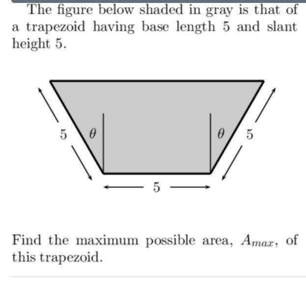 Solved The figure below shaded in gray is that of a | Chegg.com