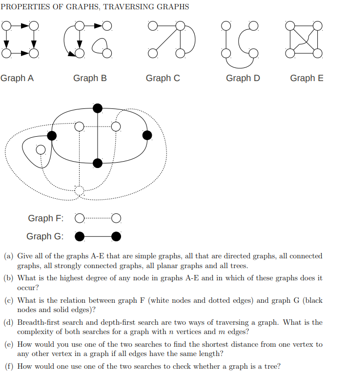 Solved PROPERTIES OF GRAPHS, TRAVERSING GRAPHS o 60 CM Graph | Chegg.com