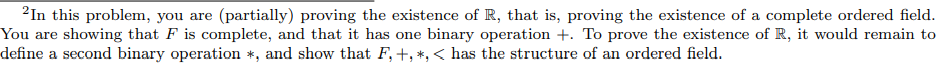 Solved A Dedekind cut is a partition of Q into sets A, B | Chegg.com