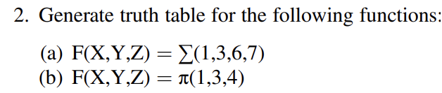 Solved Find the output function of each truth table: (a) As | Chegg.com