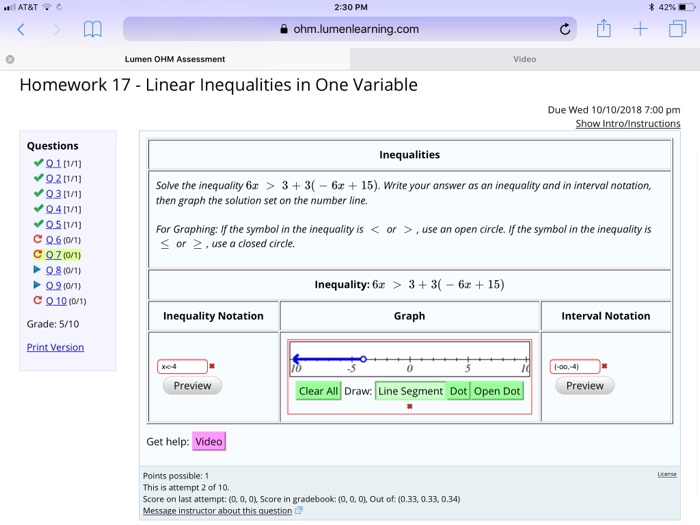 Solved 2:30 PM 42% . ohm.lumenlearning.com Lumen OHM | Chegg.com