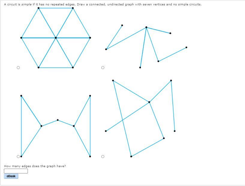 Solved A circuit is simple if it has no repeated edges. Draw | Chegg.com
