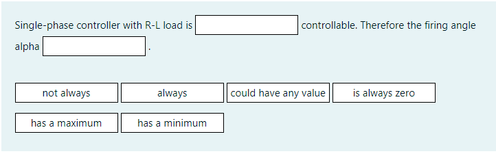 Solved Single-phase controller with R-L load is | Chegg.com