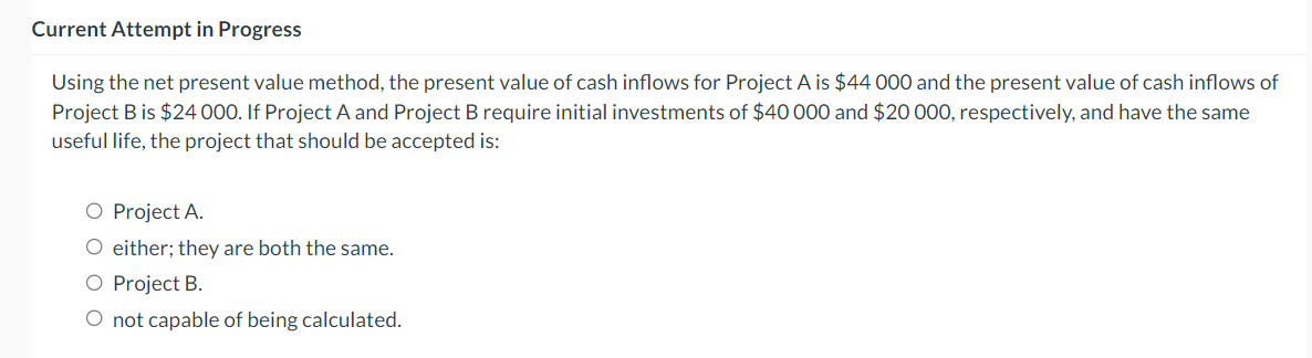 Solved Using the net present value method, the present value | Chegg.com