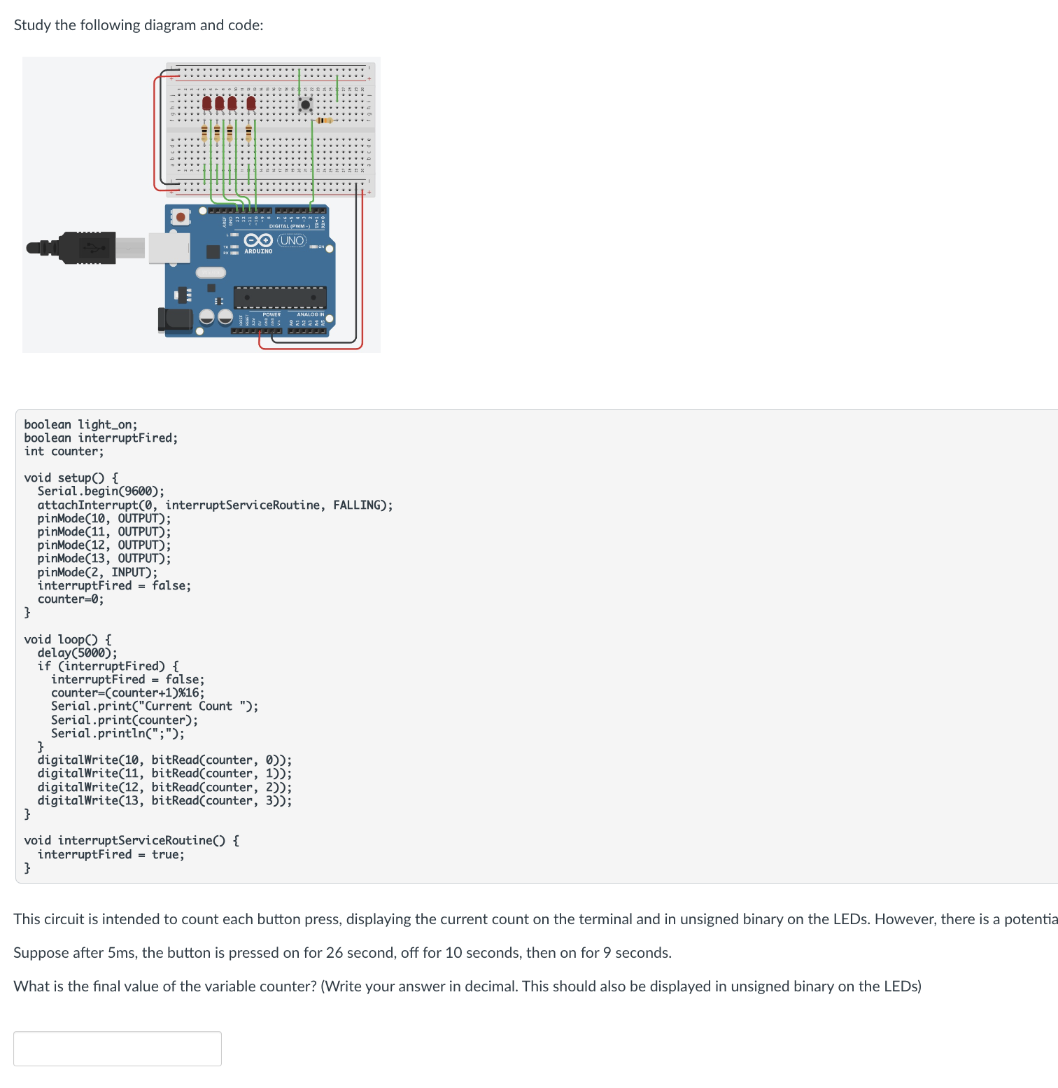 Solved Study the following diagram and code: boolean | Chegg.com