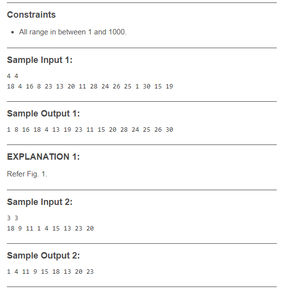 Solved Implement merge sort for a two-dimensional array. In | Chegg.com