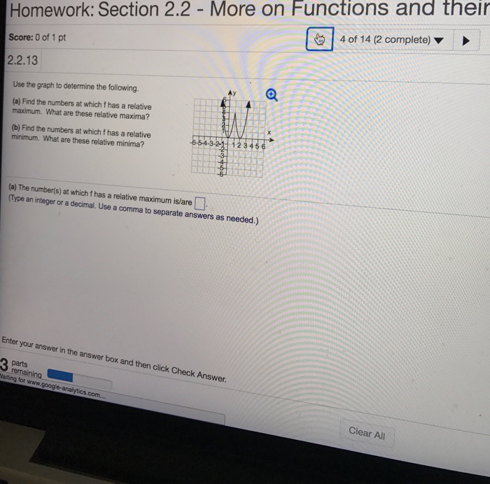 Solved Homework Section 2 2 More On Functions And Their 4