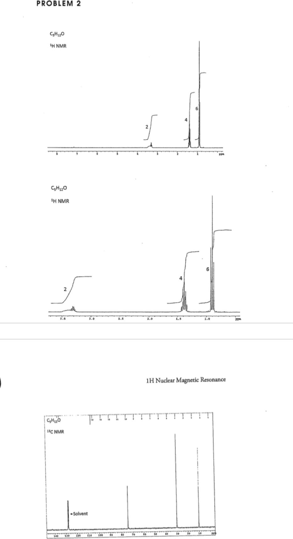 Solved Identify and draw the molecule using the NMR spectrum | Chegg.com