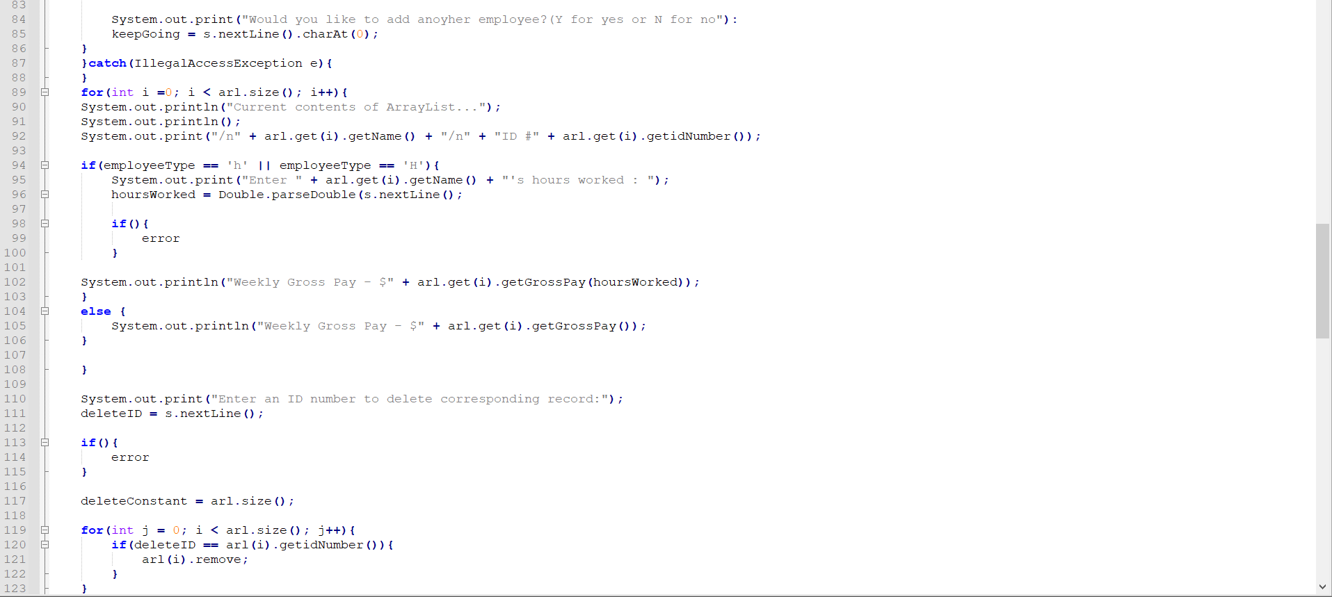 Solved (Javascript, exception handling, almost done) need | Chegg.com