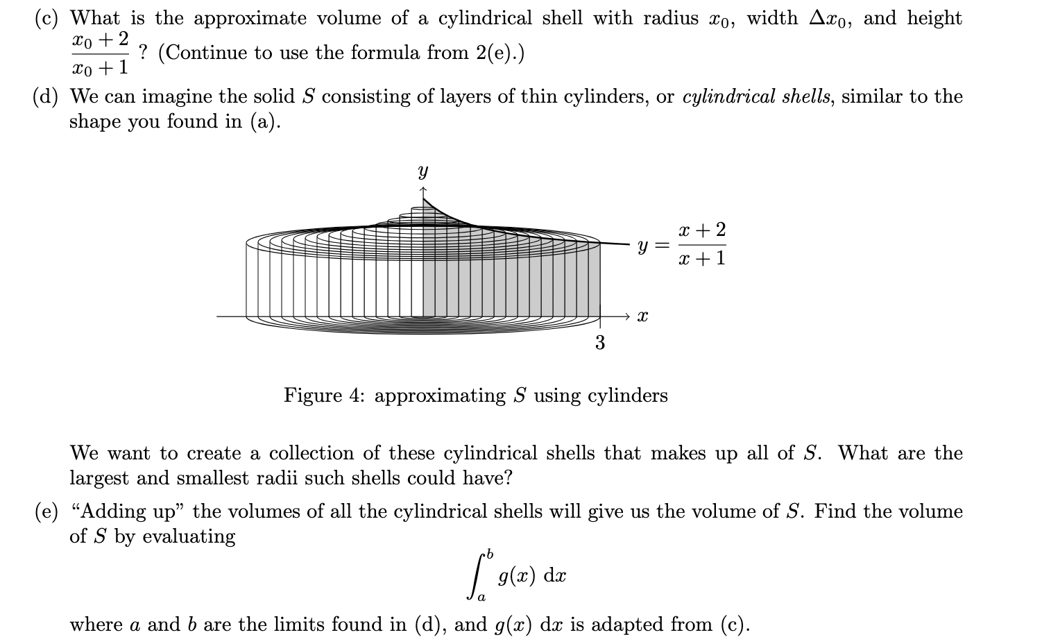 (c) What is the approximate volume of a cylindrical | Chegg.com