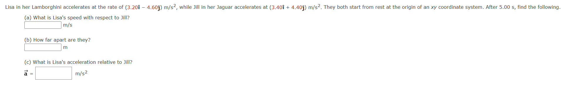 Solved Lisa in ﻿her Lamborghini accelerates at ﻿the rate | Chegg.com