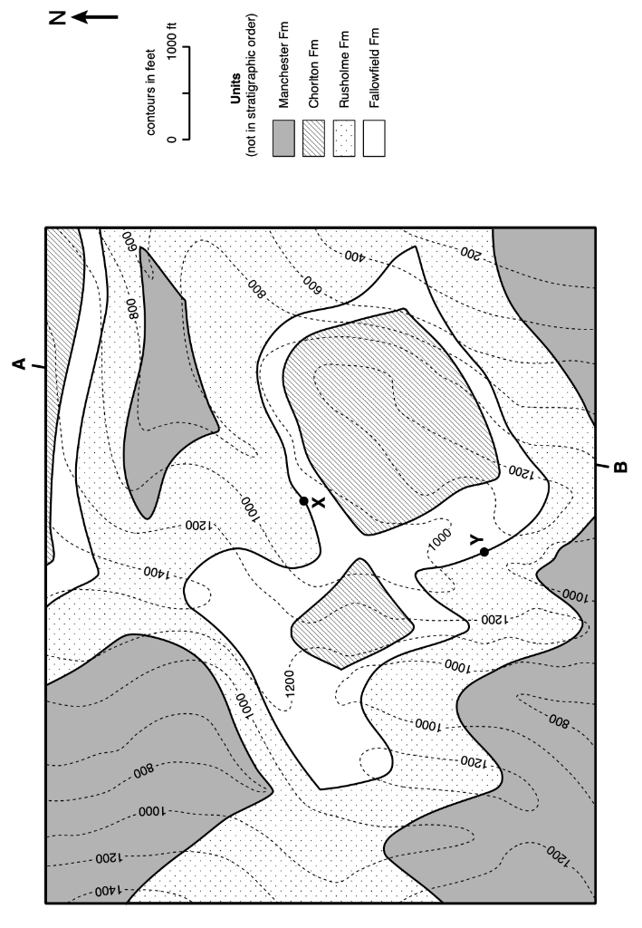 Show the location of the two fold axial traces. Label | Chegg.com