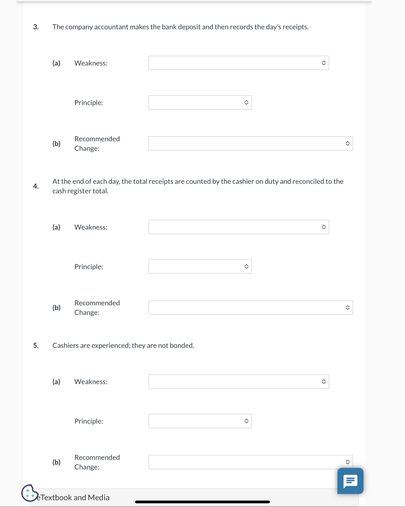 Solved (a) For each procedure, explain the weakness in | Chegg.com