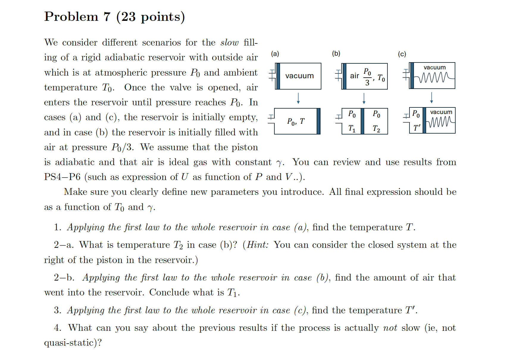 Solved Problem 7 (23 ﻿points) ﻿We consider different | Chegg.com