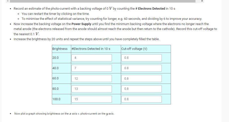 Solved - Click Begin on the simulation below - Set the | Chegg.com