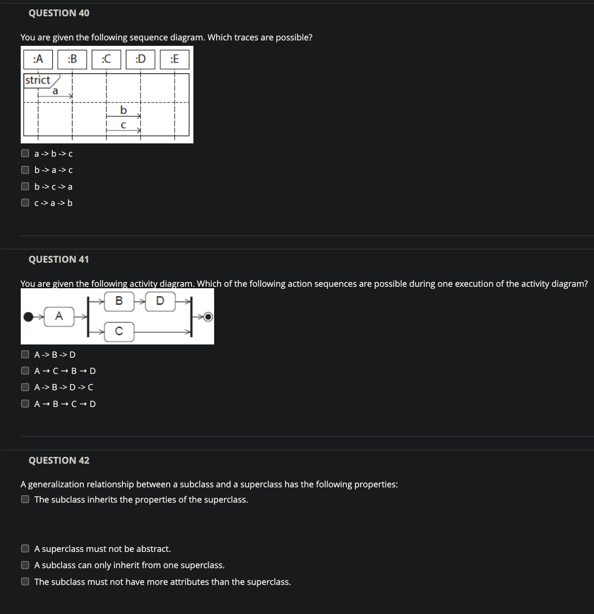 You are given the following sequence diagram. Which | Chegg.com