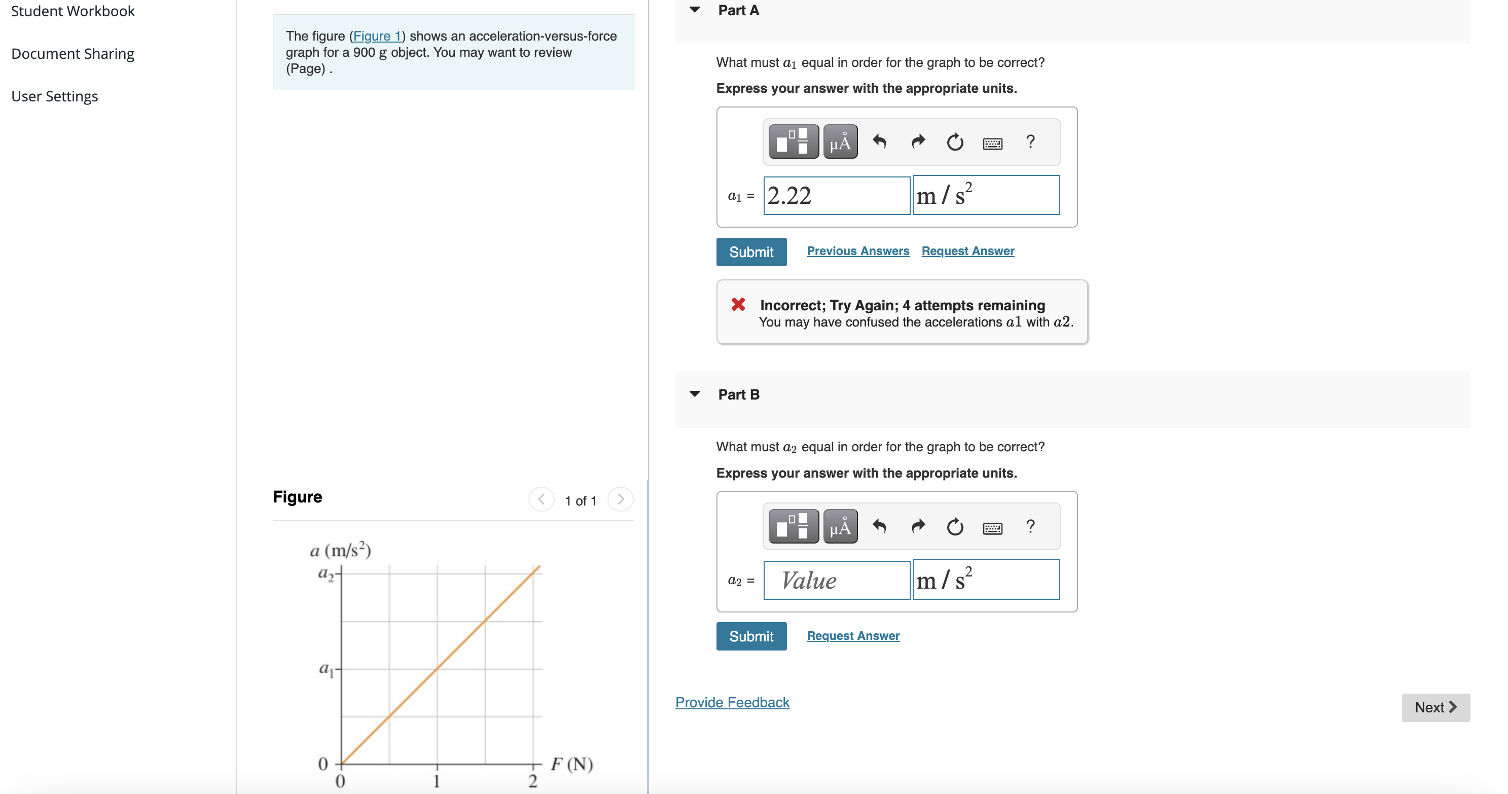Solved Student Workbook Document Sharing User Settings Part | Chegg.com