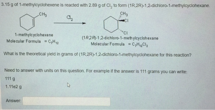 1 Methylcyclohexene