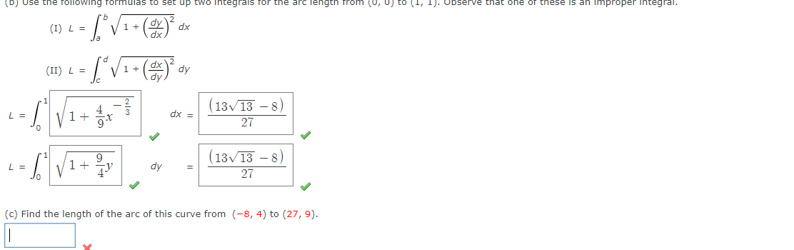 Solved (D) use the following formulas to set up two | Chegg.com