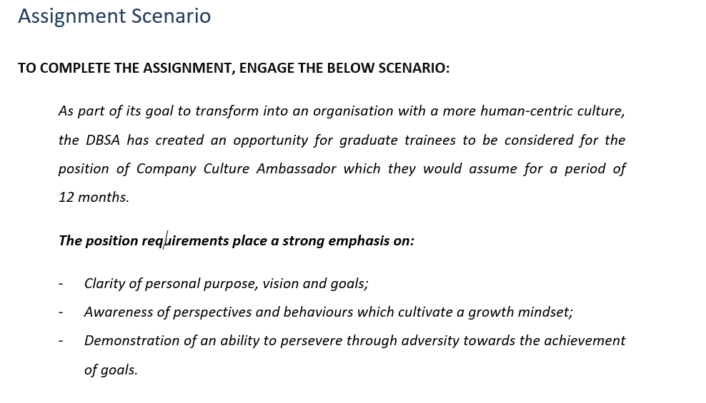 Assignment Scenario TO COMPLETE THE ASSIGNMENT, | Chegg.com