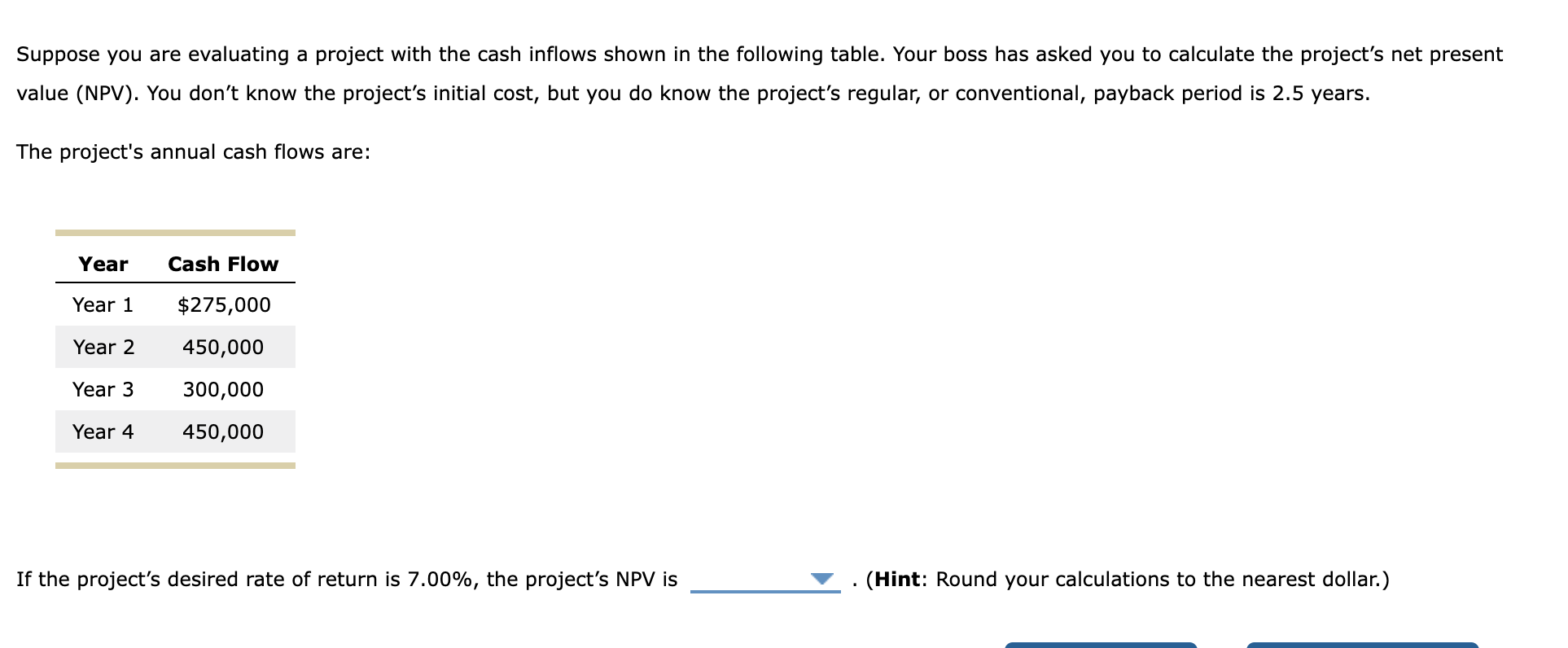 Solved Suppose you are evaluating a project with the cash | Chegg.com