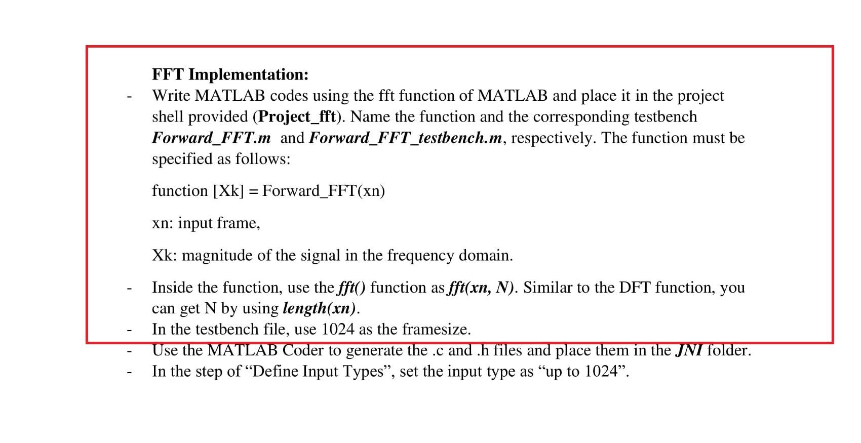 Direct implementation versus FFT implementation of | Chegg.com