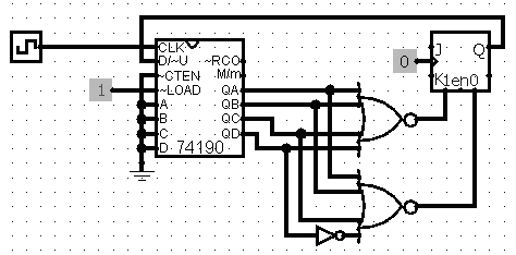 Solved For the 74190 counter used in this diagram, assuming | Chegg.com