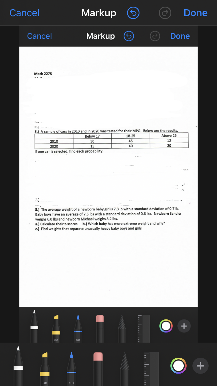 Solved 67 45 43 12 Math 2275 1.) People were asked how they | Chegg.com