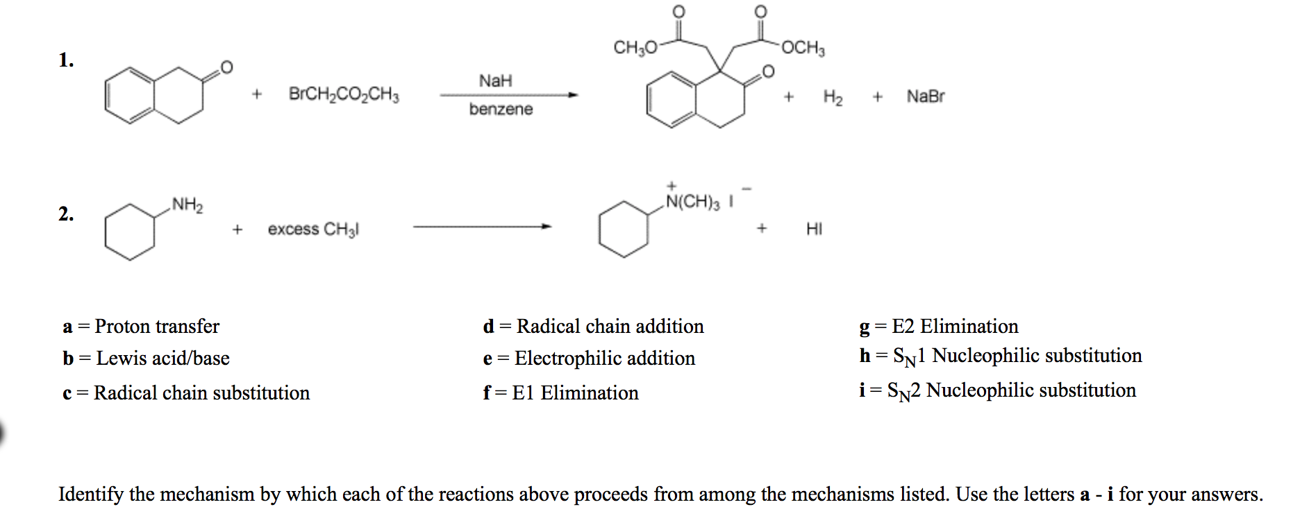 Solved CH30 OCH3 1. Nah + BrCH2CO2CH3 + H2 + NaBr benzene | Chegg.com