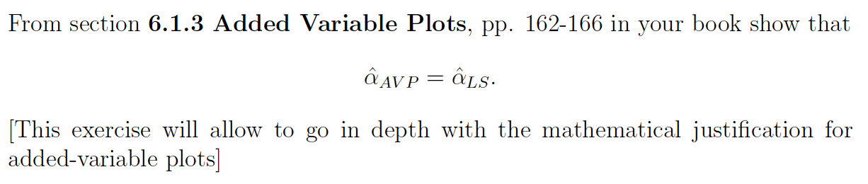 162 6 Diagnostics and Transformations for Multiple | Chegg.com