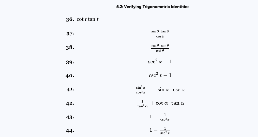 Solved Each expression simplifies to a constant, a single | Chegg.com