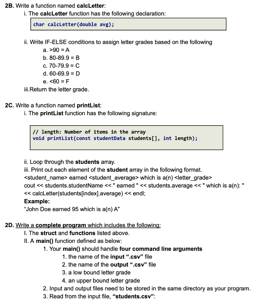 Solved Problem 2 Overview: In this question, you will write | Chegg.com