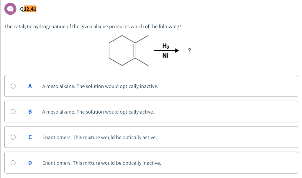 Solved Q12.39 What is/are the major product(s) produced in | Chegg.com