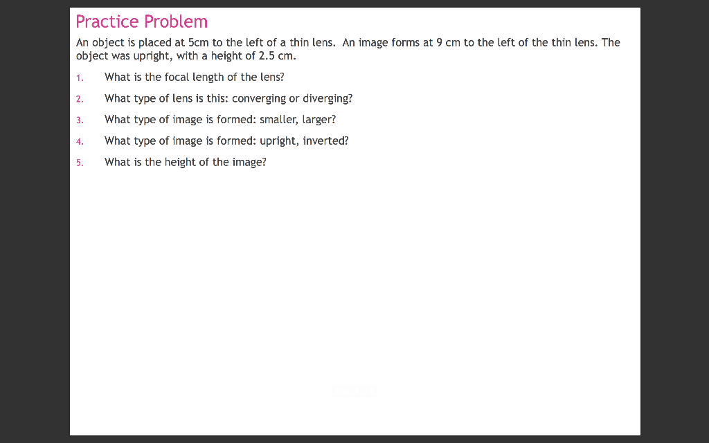 Solved Part A) Part B) what type of image is formed if a | Chegg.com