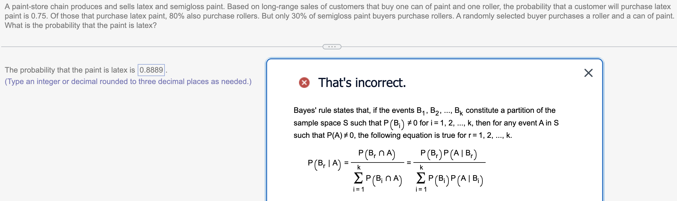 Solved A ﻿paint-store chain produces and sells latex and | Chegg.com