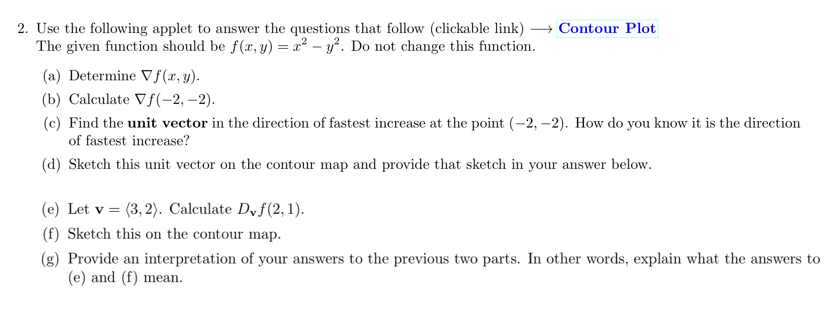 Solved 2. Use the following applet to answer the questions | Chegg.com