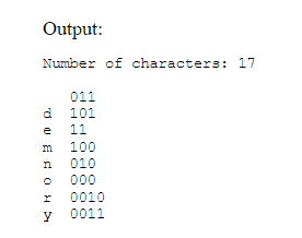 Solved JAVA. Write a program that constructs a Huffman tree | Chegg.com