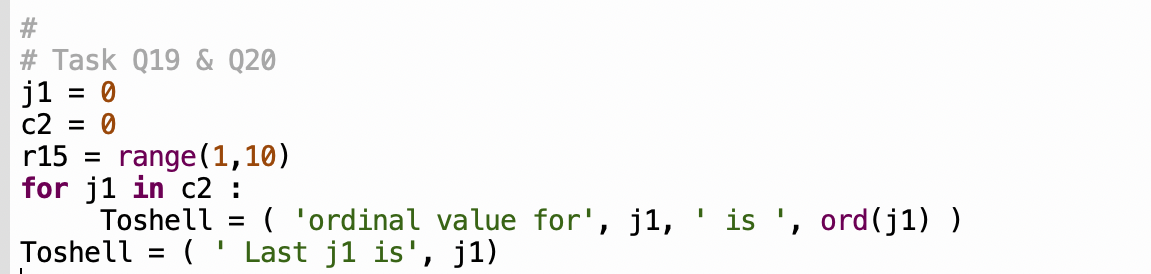 Solved Taskpurpose Create A Loop That Counts The Number Of 