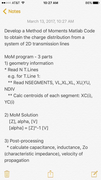 Solved Develop a Method of Moments Matlab Code to obtain the | Chegg.com