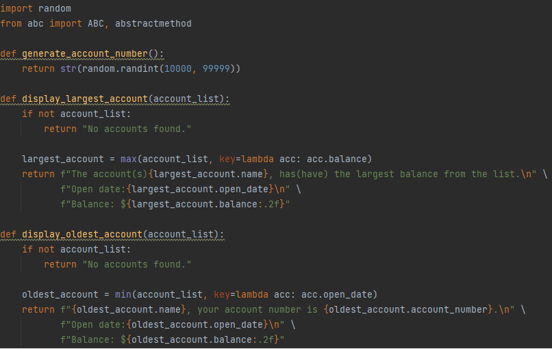 Solved lass CheckingAccount (Account): | Chegg.com