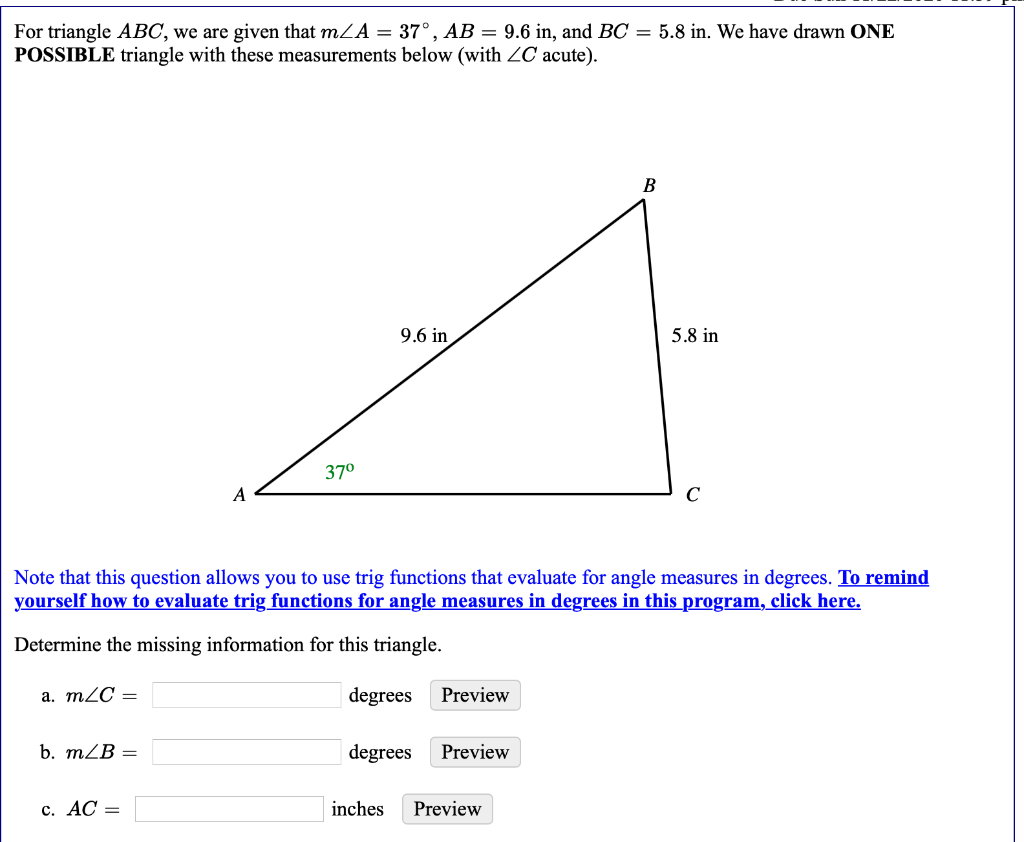 Solved For any triangle ABC with angles with positive | Chegg.com