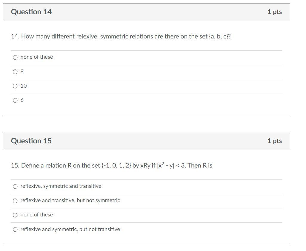 Solved Question 12 1 pts 2 a 6 12. A Let A=13 3.1842-18 If | Chegg.com Solved Question 12 1 pts 2 a 6 12. A Let A=13 3.1842-18 If | Chegg.com