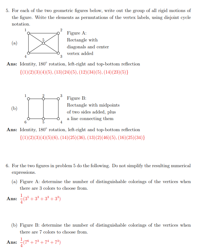 Solved Show steps for this Combinatorics problem #6.For the | Chegg.com