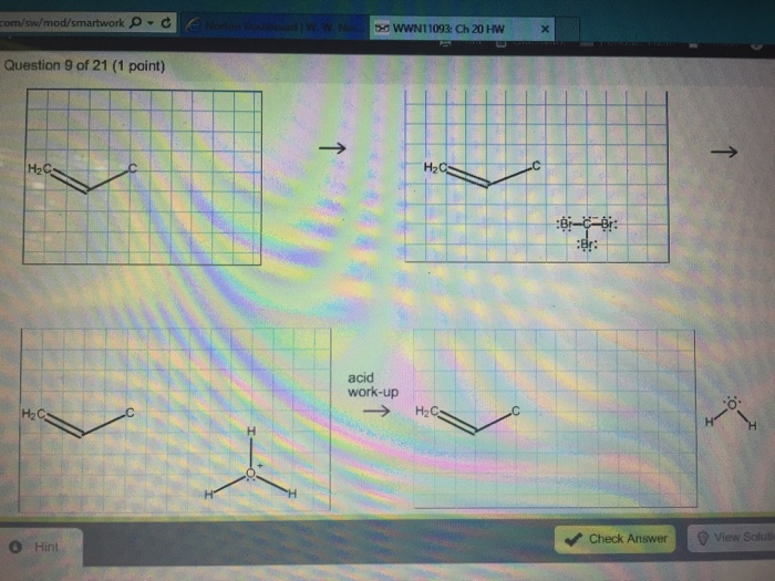 Solved Draw a mechanism, using curved arrow notation, for | Chegg.com
