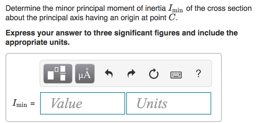 Solved y 10 mm b 80 mm с x 80 mm 10 mm b 10 mm Consider | Chegg.com
